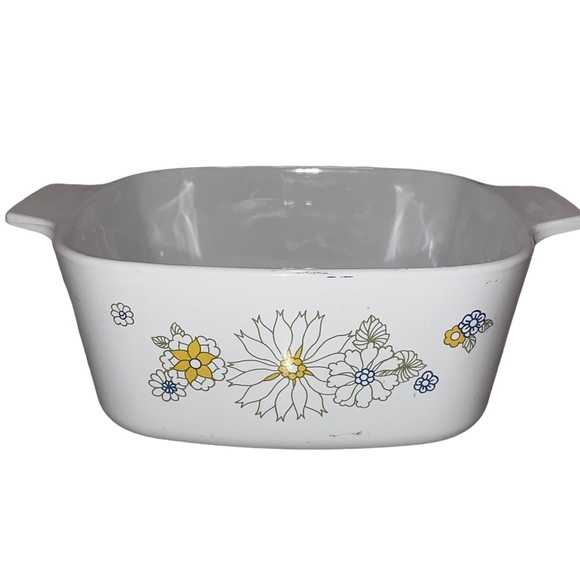 Corningware | Kitchen | Vintage Corning Ware Pyrex Floral Bouquet 5 ...
